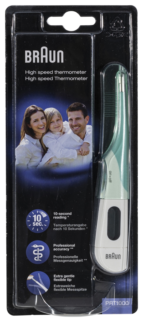 BRAUN High speed thermometer PRT 1000CE test en review - Testaankoop gezond