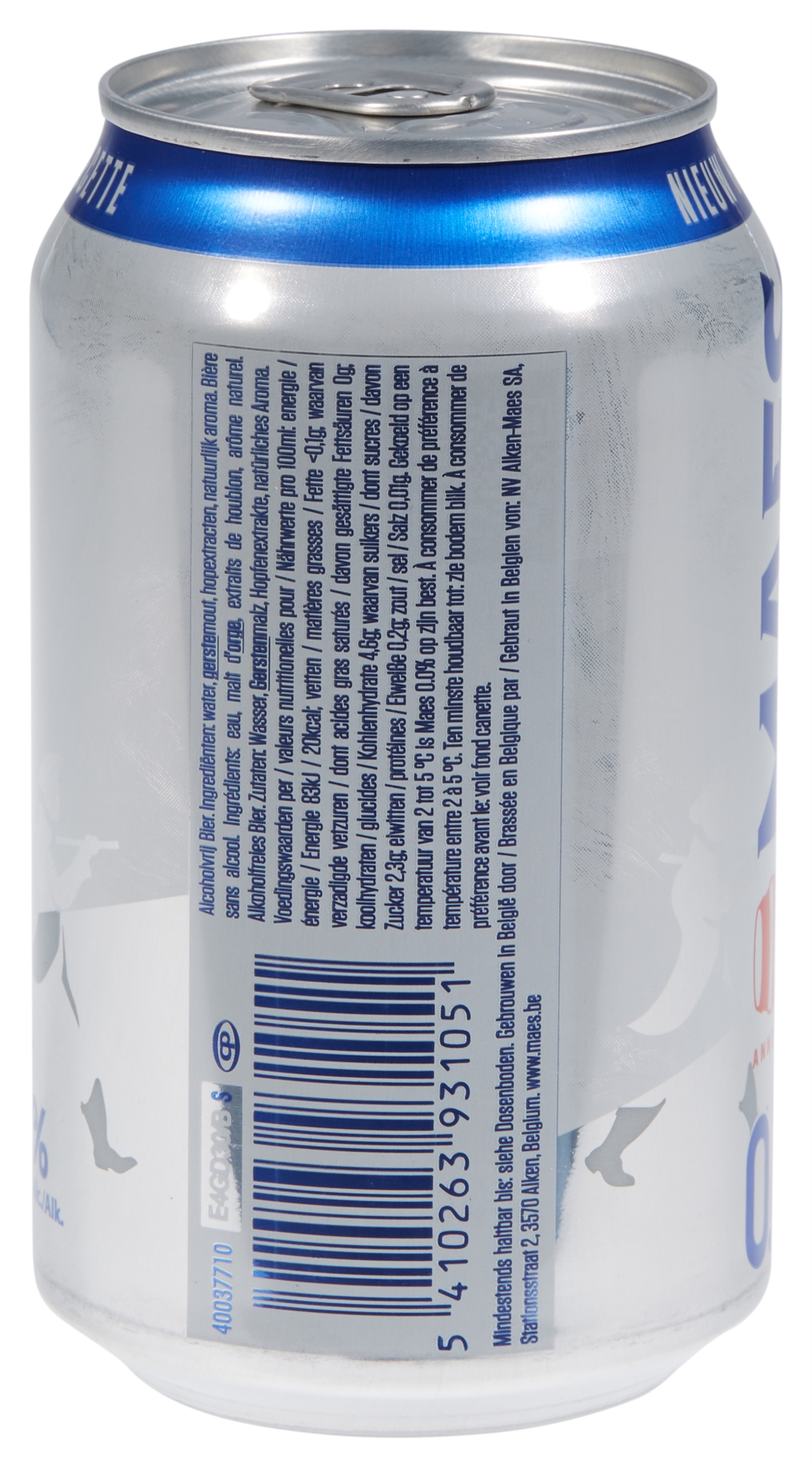 MAES 0.0% Alc. Alcoholvrij bier test en review - Testaankoop gezond