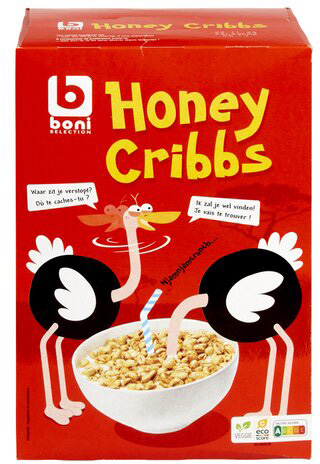 BONI SELECTION (COLRUYT) Gepofte tarwe met honing, verrijkt met ...