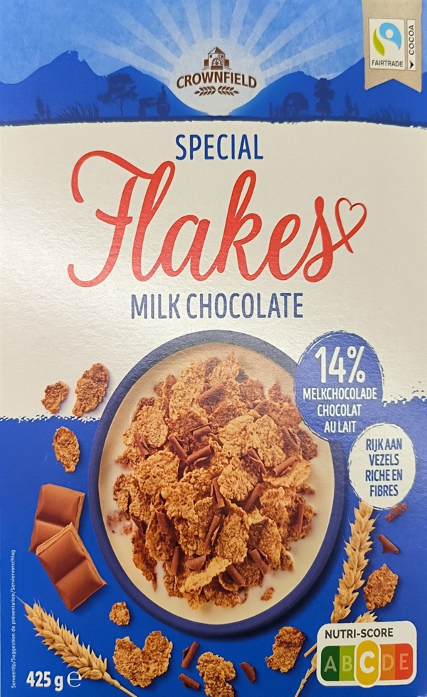CROWNFIELD (LIDL) Krokante ontbijtgranen op basis van volkoren ...