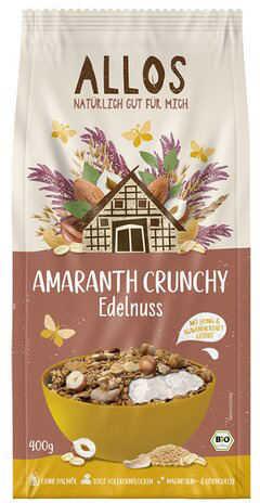 ALLOS Amaranth crunchy Edelnuss gezondheidsscore - Testaankoop gezond