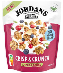 JORDANS Crisp & Crunch Apple & berry gezondheidsscore - Testaankoop gezond