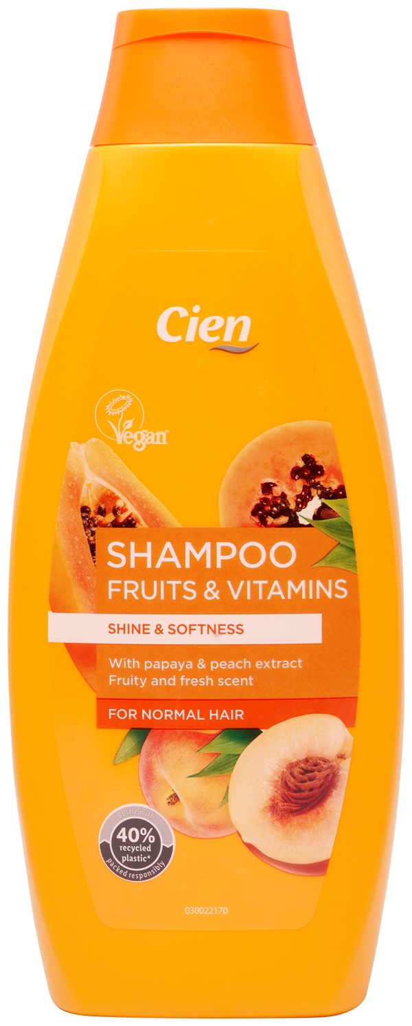 CIEN (LIDL) SHAMPOO FRUITS & VITAMINS WITH PAPAYA & PEACH EXTRACT test ...
