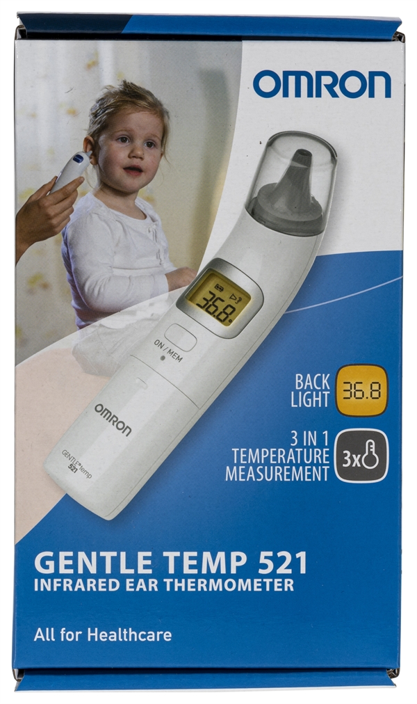 OMRON Infrared ear thermometer gentle temp 521 (MC-521-E) test en ...
