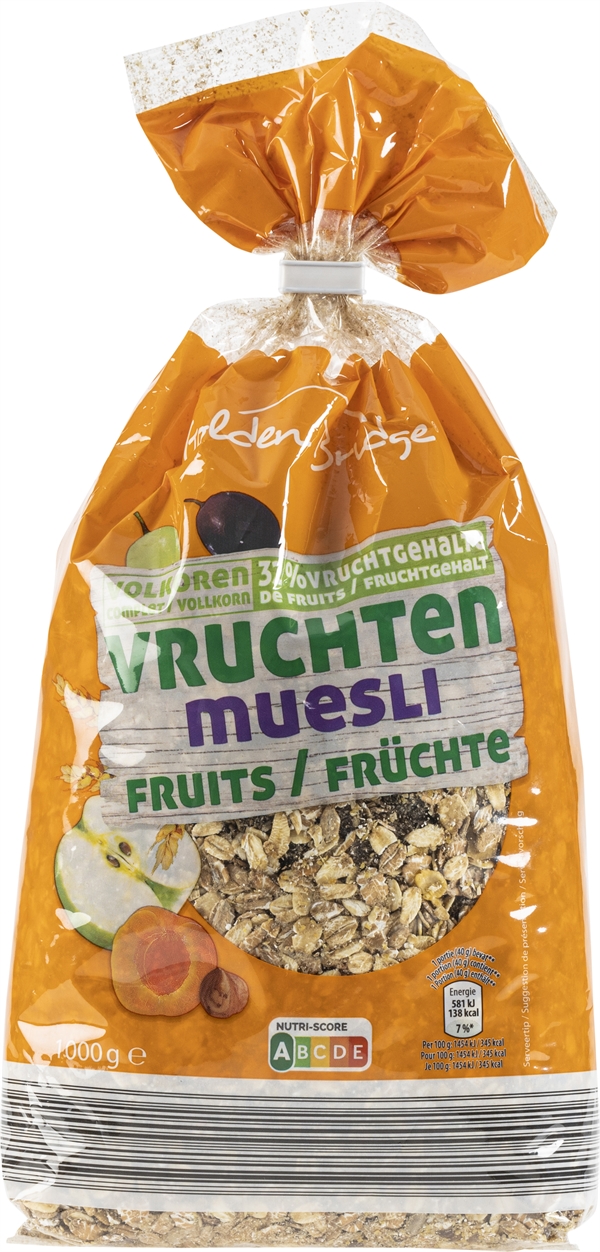 GOLDEN BRIDGE (ALDI) VRUCHTEN MUESLI test en review - Testaankoop gezond