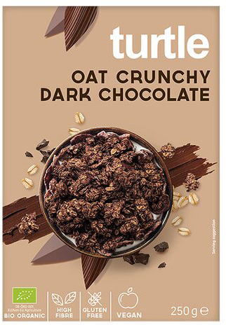 TURTLE Oat Crunchy Dark Chocolate gezondheidsscore - Testaankoop gezond