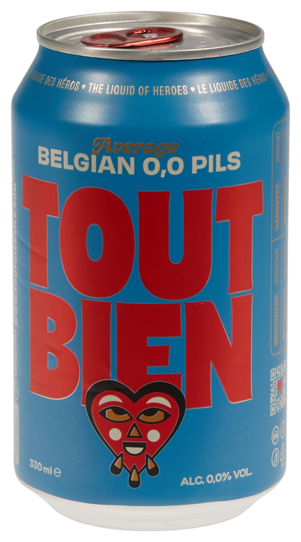 TOUT BIEN 0.0 pils alcoholvrij bier test en review - Testaankoop gezond