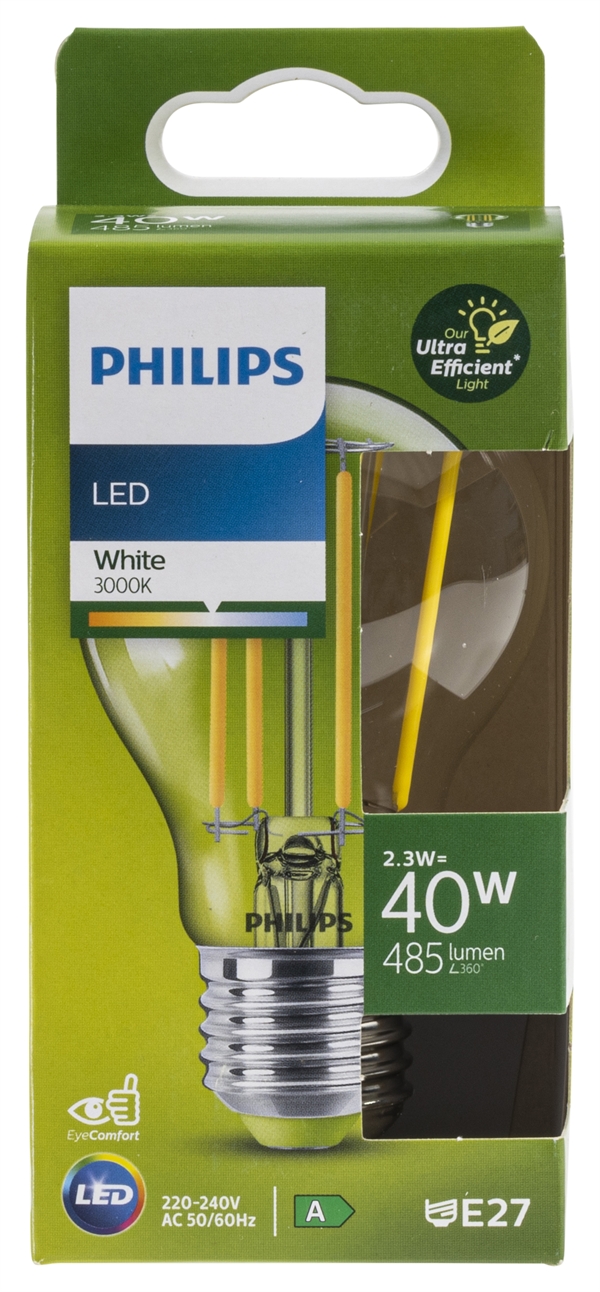 PHILIPS LED GLOEILAMP PHILIPS LIGHTING E27 PEER 2,3 W test en review ...