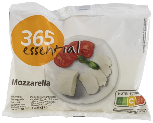 365 ESSENTIAL (DELHAIZE) MOZZARELLA test en review - Testaankoop gezond