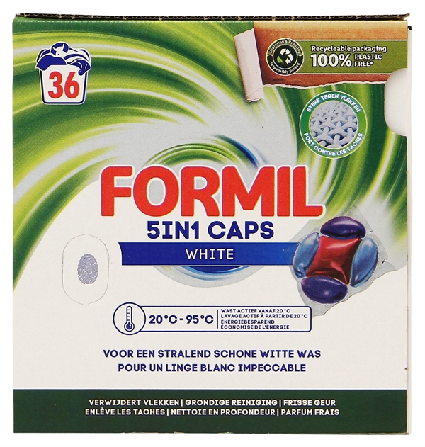 FORMIL (LIDL) 5 IN 1 CAPS WHITE test en review - Testaankoop