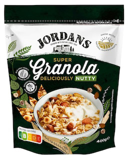 JORDANS Super Granola Deliciously Nutty gezondheidsscore - Testaankoop ...